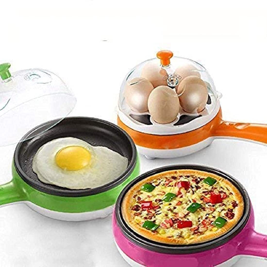 Home and Living :: 2 in 1 Egg Boiler With Non-Stick Electric Frying Pan ...